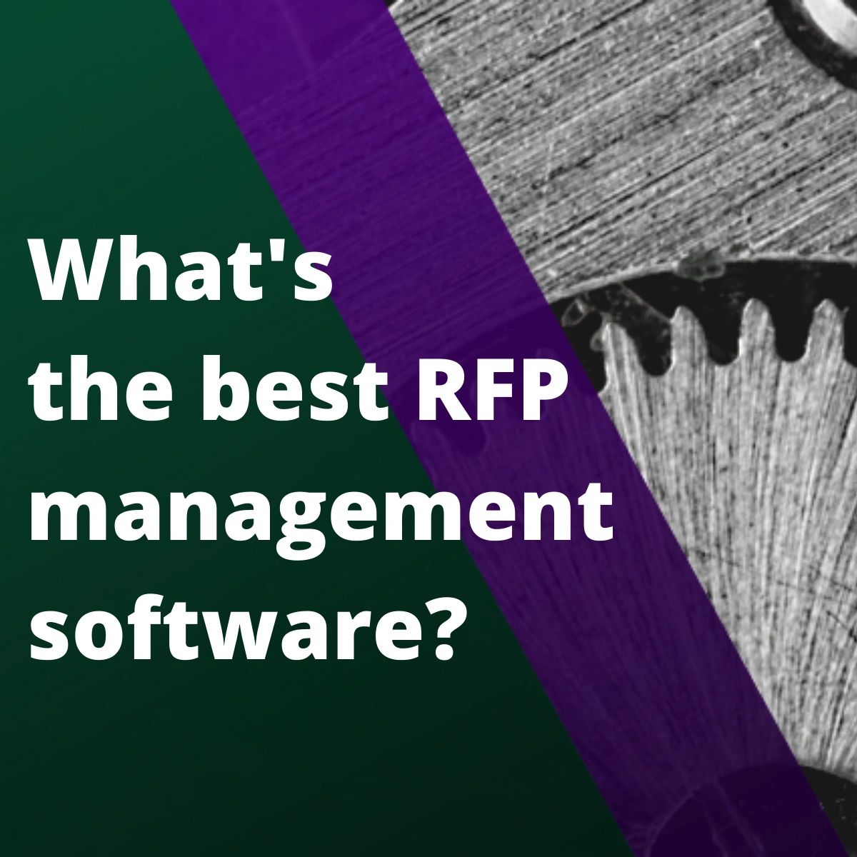 What's the best RFP management software?